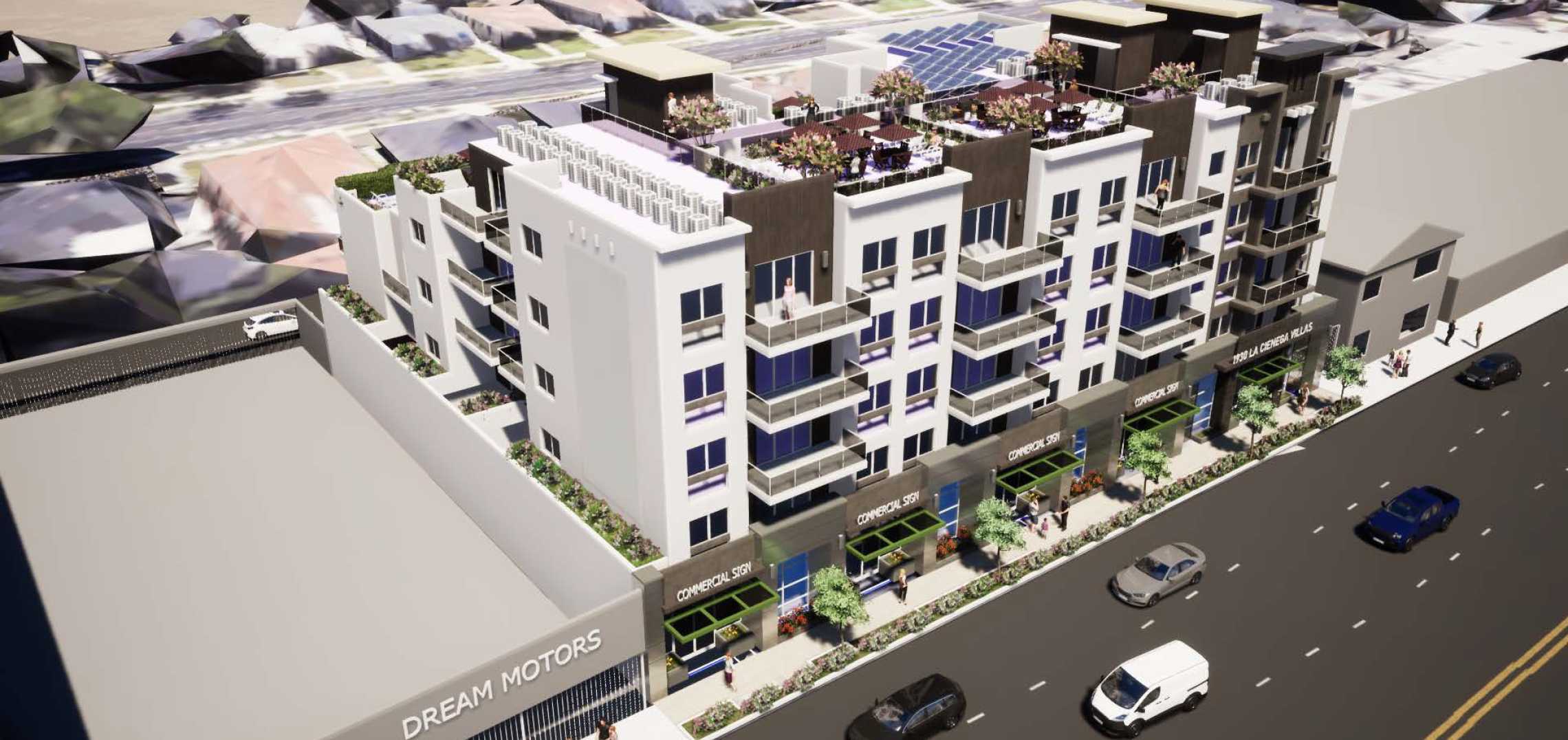 Updated look for mixed-use project at 1930 S La Cienega in Mid-City | Urbanize LA